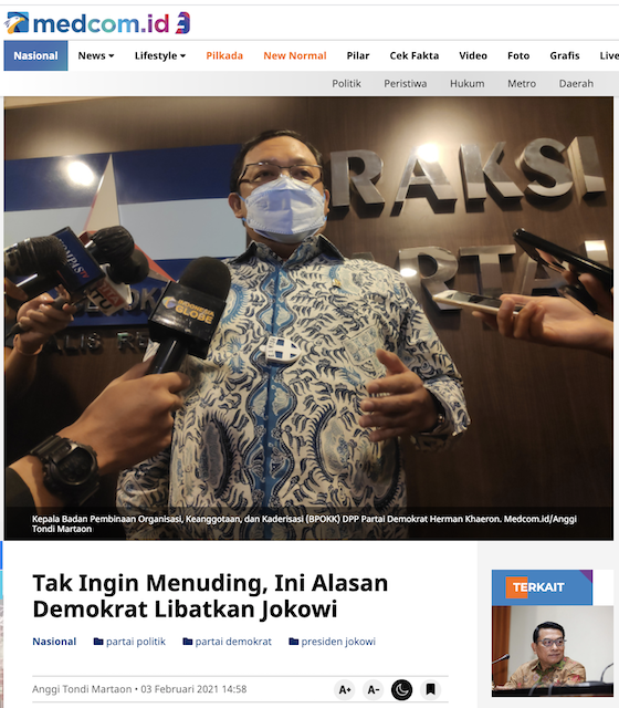 [Cek Fakta] Semua Fraksi di DPR Dukung Moeldoko Kudeta Demokrat? Ini ...
